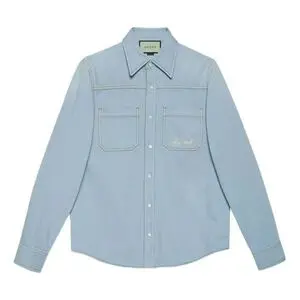 Gucci Les Pommes Oxford Cotton Shirt