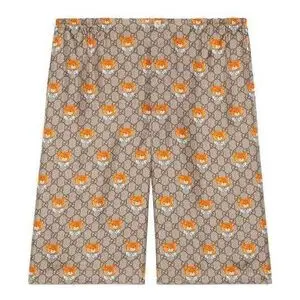 Gucci Gucci X Kai GG Silk Shorts Tan