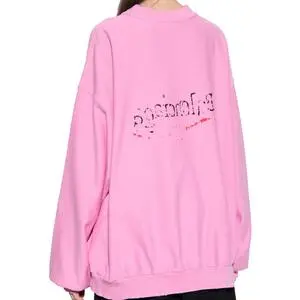 Balenciaga Fw23 Logo Sweater 'pink