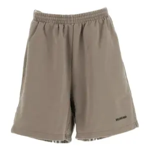 Balenciaga Cotton Sweat Shorts - Dark Grey