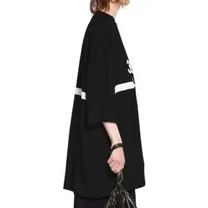 Balenciaga Oversized 360° Tubular T-shirt - Black