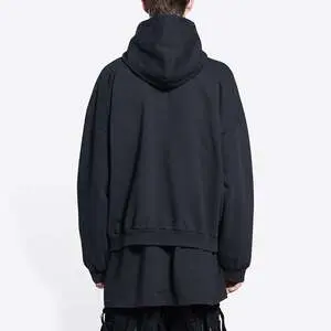 Balenciaga X The Simpsons Cotton Hoodie - Black