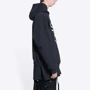Balenciaga X The Simpsons Cotton Hoodie - Black