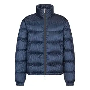 Dior Oblique Down Jacket Technical Jacquard - Navy Blue