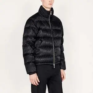 Dior Oblique Down Jacket In Nylon Jacquard