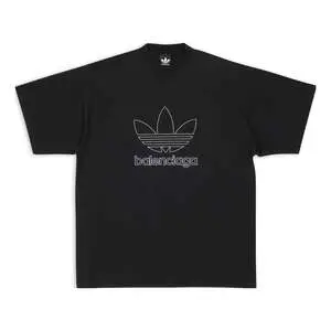Balenciaga X Adidas Trefoil T-shirt - Black/white
