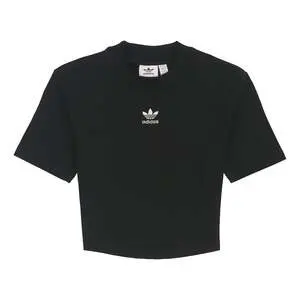 Adidas Adicolor Essentials Rib Cropped T-shirt - Black