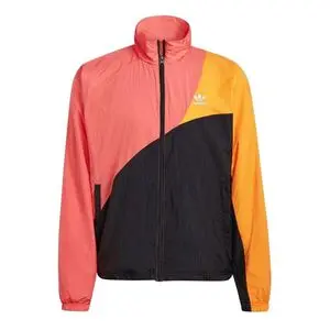 Adidas Originals Adicolor Colorblock Track Top - Black/pink/orange