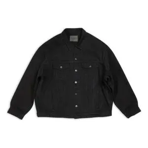 Balenciaga Oversized Denim Jacket - Black