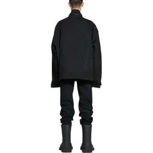 Balenciaga Oversized Denim Jacket - Black