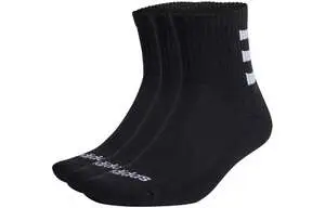 Adidas Half-cushioned 3-stripes Quarter Socks 3 Pairs