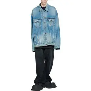 Balenciaga Distressed Denim Jacket