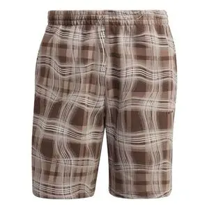 Adidas Originals Allover Print Shorts - Brown/white
