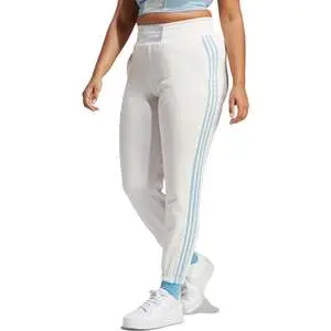 Adidas Originals High Waist Sweatpants - White/blue