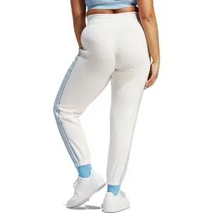 Adidas Originals High Waist Sweatpants - White/blue