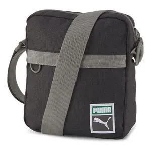 PUMA Originals Retro Portable Shoulder Bag 'black Grey - Black/grey