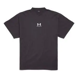 Balenciaga X Under Armour T-shirt Oversized Fit 'black White - Black/white