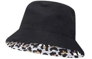 CONVERSE Leopard Printed Reversible Bucket Hat 'white