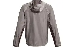 Under Armour Rush Woven Full-zip Jacket 'taupe Brown