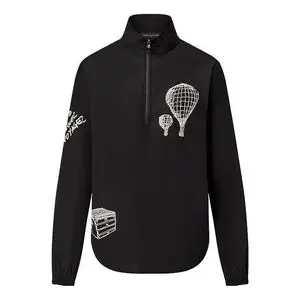 LOUIS VUITTON Embroidered Technical Cotton Zipped Shirt