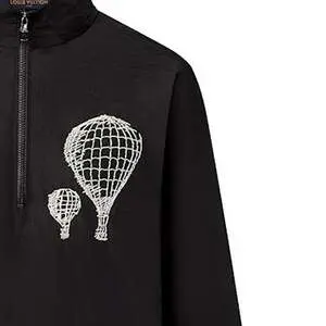LOUIS VUITTON Embroidered Technical Cotton Zipped Shirt