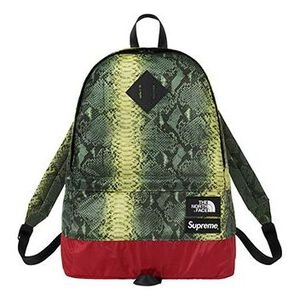 Supreme Supreme X The North Face Snakeskin Lightweight Day Backpack Green/yellow