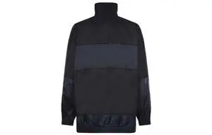 Balenciaga Bb Patchwork Nylon Zip-up Windbreaker