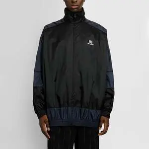 Balenciaga Bb Patchwork Nylon Zip-up Windbreaker