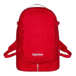 Supreme Backpack 'red White - Red/white