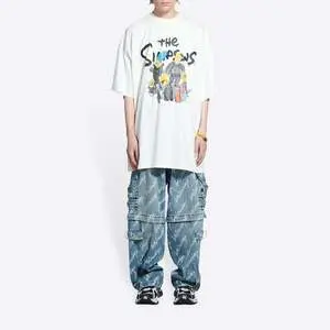 Balenciaga X The Simpsons Oversized Cotton T-shirt