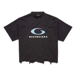 Balenciaga Loop Sports Icon Cropped T-shirt