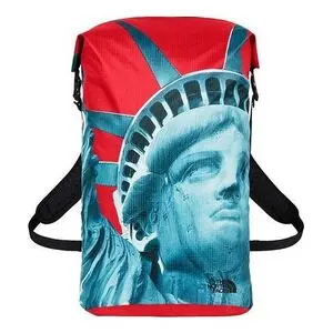 Supreme The North Face Statue Of Liberty Waterproof Backpack - Blue/red