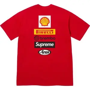 Supreme X Ducati Logo T-shirt - Red