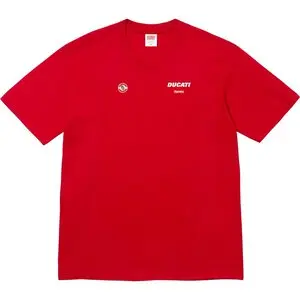 Supreme X Ducati Logo T-shirt - Red