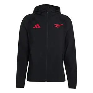 Adidas Arsenal Fc Tiro Travel Windbreaker - Black