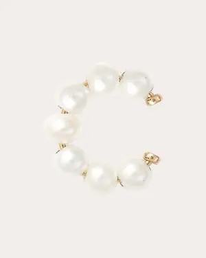 POPPY FINCH Freshwater Pearl Baby Ear Cuff In 14k Yellow - Gold