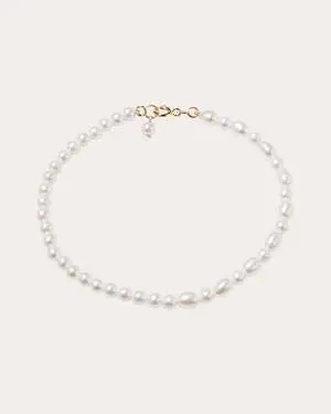 POPPY FINCH Freshwater Pearl Mixed Strand Bracelet In 14k Yellow