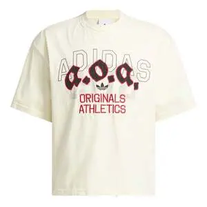 Adidas Aoa Graphic T-shirt Asia Sizing - Warm Vanilla
