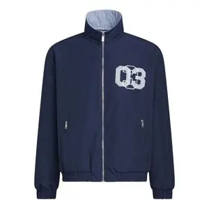 Adidas Firebird Coach Jacket Asia Sizing 'night Indigo Clear Sky - Night Indigo/clear Sky
