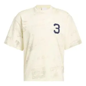 Adidas Varsity Graphic T-shirt Asia Sizing - Warm Vanilla