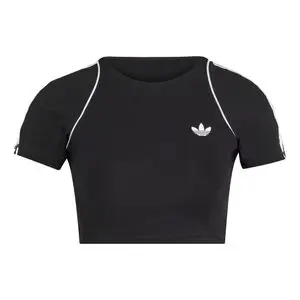 Adidas Superstar Cropped T-shirt - Black