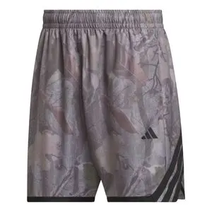 Adidas Camouflage Print Athletic Shorts - Alumina
