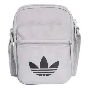 Adidas Shoulder Bag With Logo - Grey Two