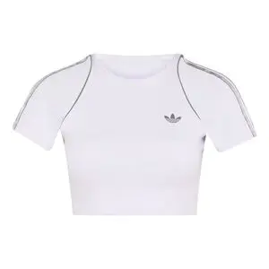 Adidas Superstar Cropped T-shirt - Frozen Purple
