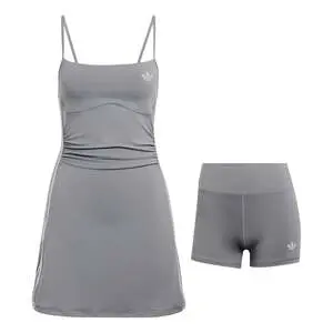 Adidas Dress With Shorts - Grey Three
