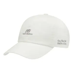 NEW BALANCE Six Panel Baseball Cap - Ivory