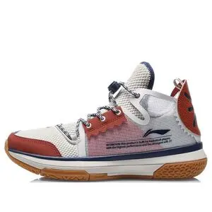 LI-NING Wade High-top Sneakers - White/brown