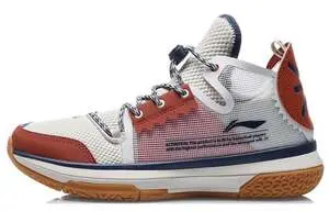 LI-NING Wade High-top Sneakers - White/brown