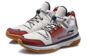 LI-NING Wade High-top Sneakers - White/brown