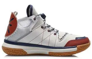 LI-NING Wade High-top Sneakers - White/brown